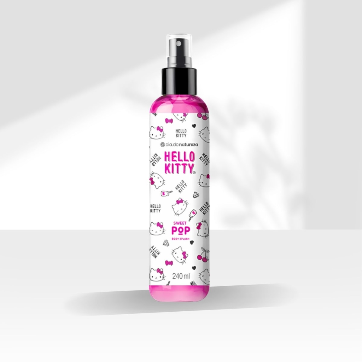 Cia da Natureza Hello Kitty Body Splash Sweet Pop 240 ml - Doce Beleza
