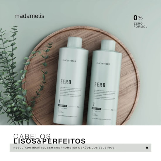 Madame Lis Zero Escova Progressiva Sem Formol Duo + Máscara