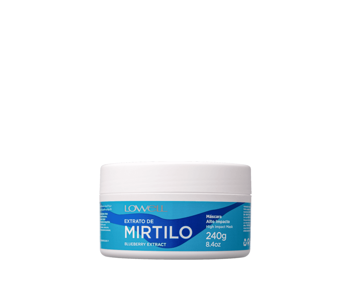 Máscara Lowell Extrato de Mirtilo Alto Impacto 240 g - Doce Beleza