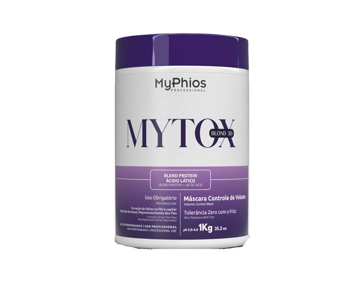 MyPhios MyTox Blond 3D Máscara Controle de Volume 1Kg - Doce Beleza