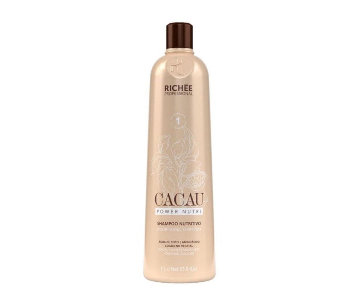 Richée Cacau Power Nutri Shampoo 1L - Doce Beleza