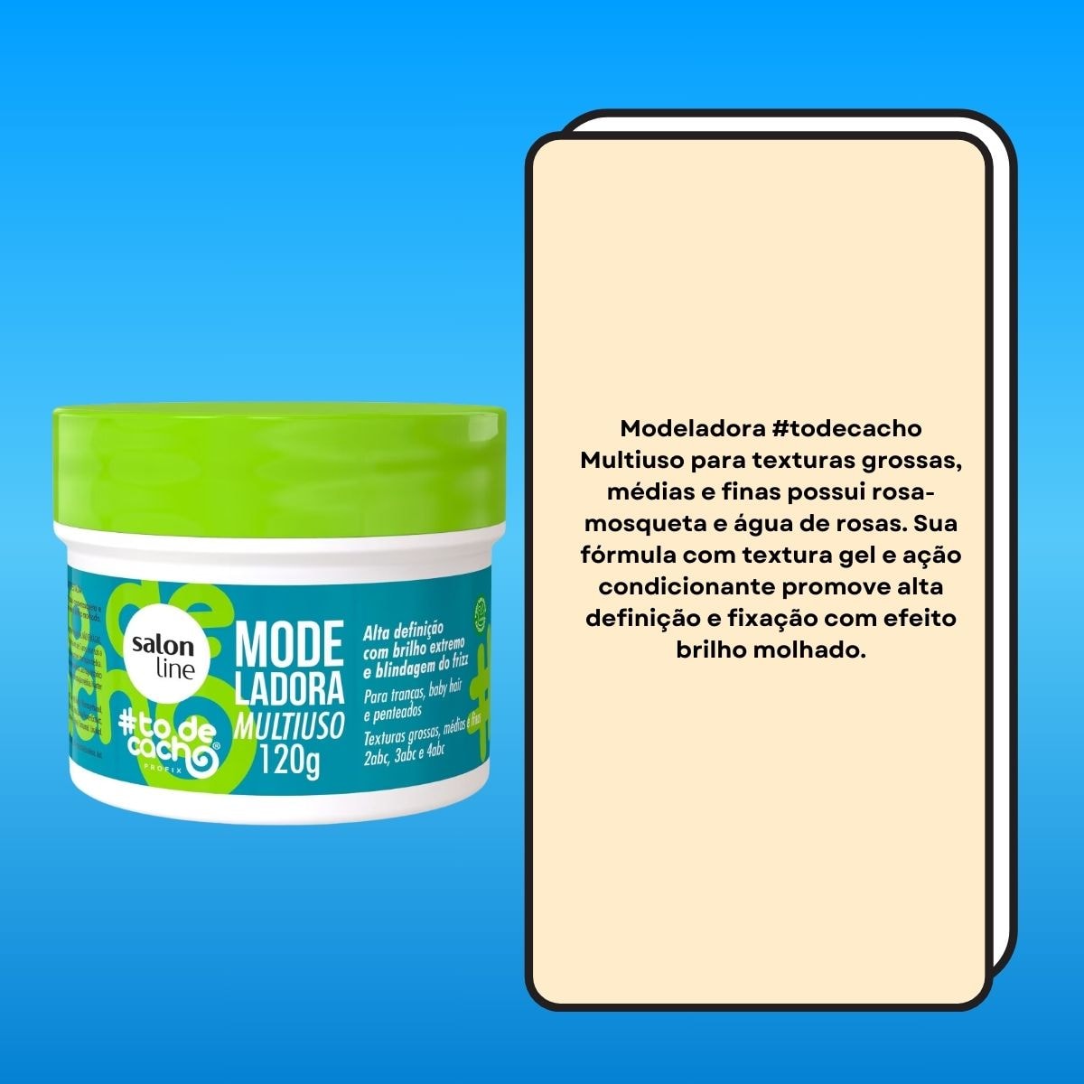 Salon Line #todecacho Modeladora Multiuso 120 g - Doce Beleza