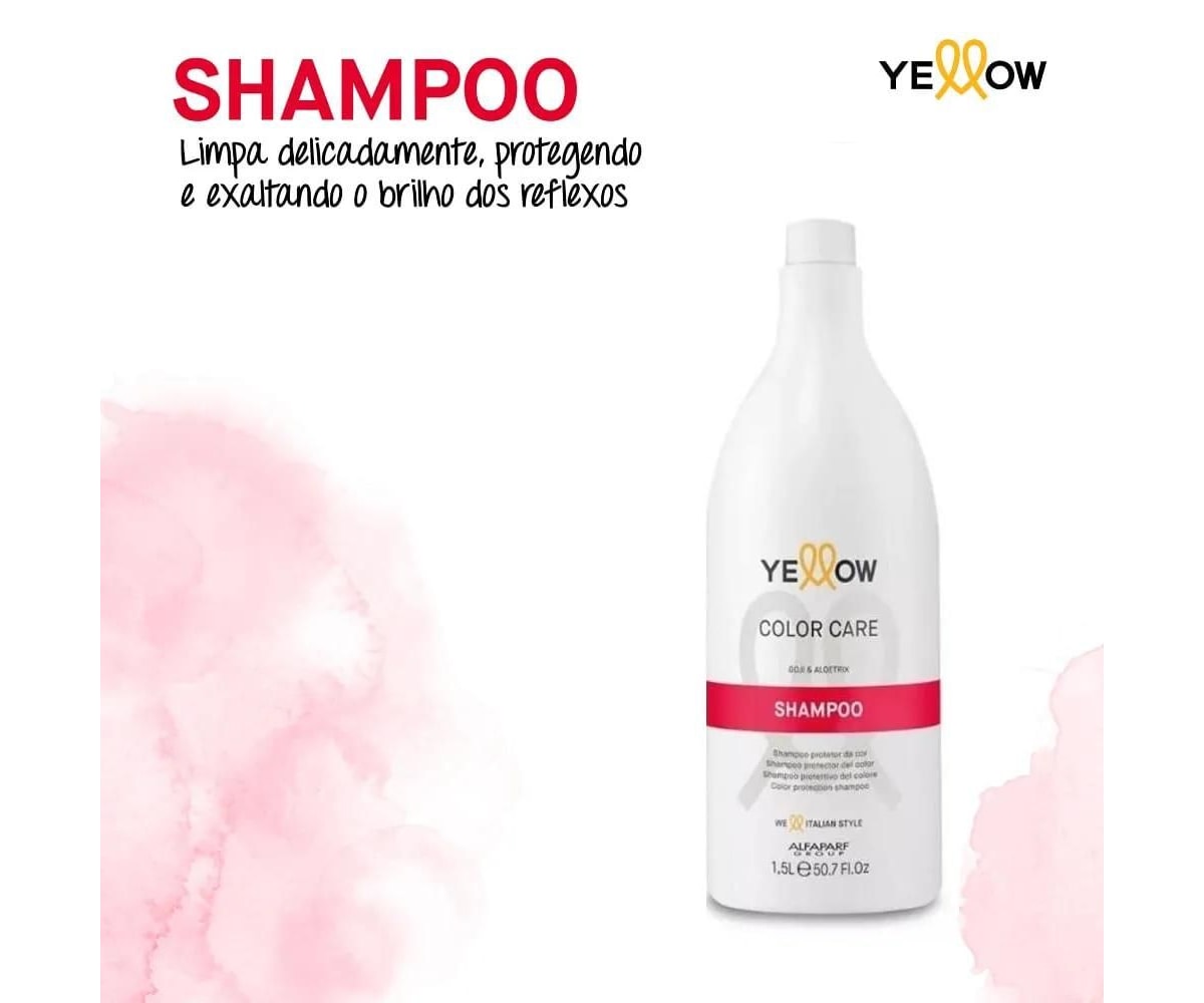 Shampoo Yellow Color Care 1500 ml - Doce Beleza