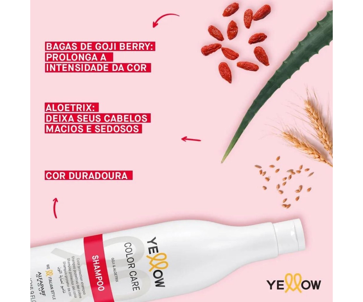 Shampoo Yellow Color Care 1500 ml - Doce Beleza