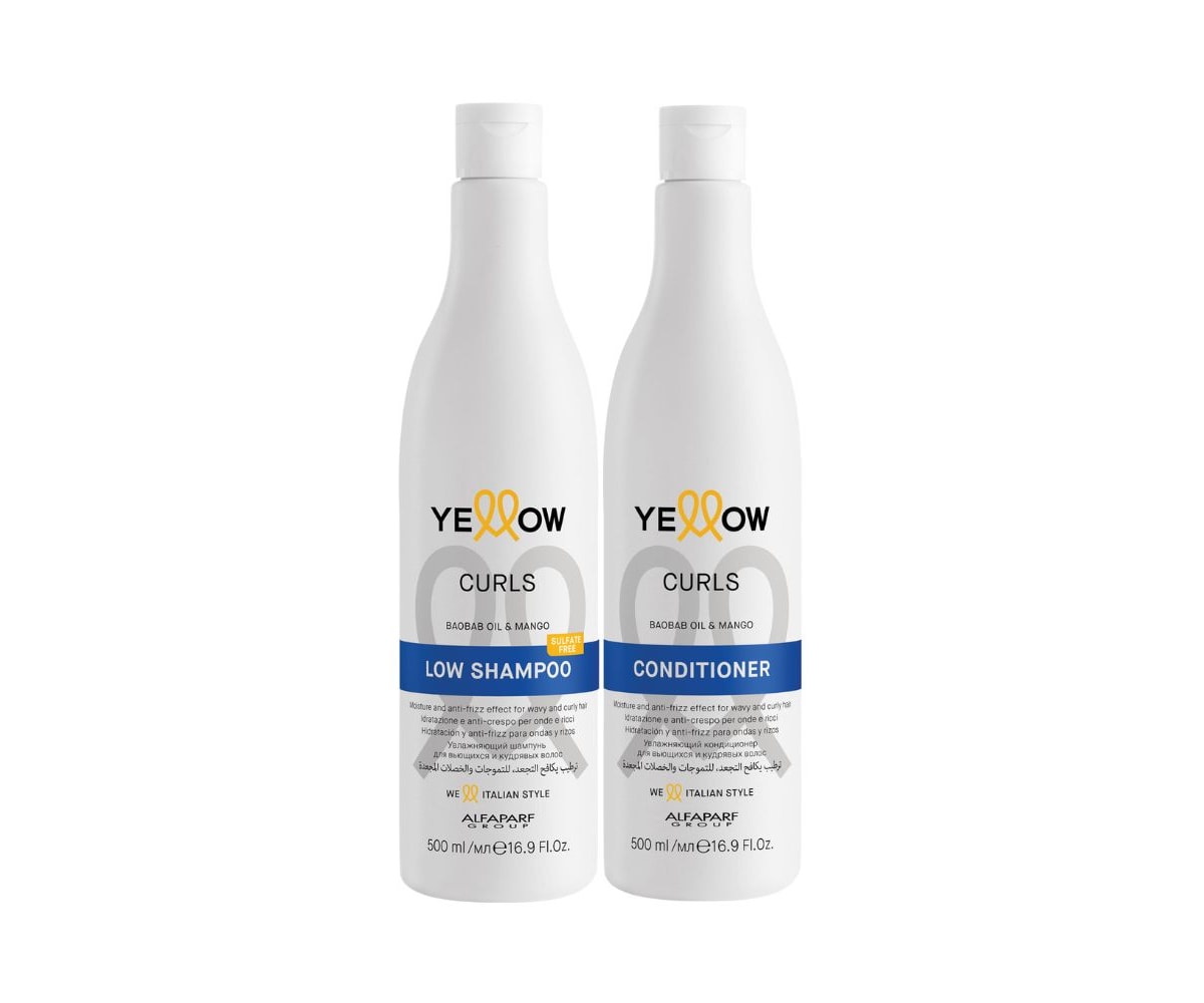 Yellow Curls Kit Shampoo + Condicionador 500ml - Doce Beleza